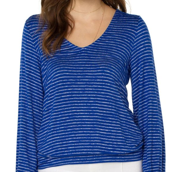 Liverpool | Tops | Nwt Liverpool Twist Back Long Sleeve Sweater In ...